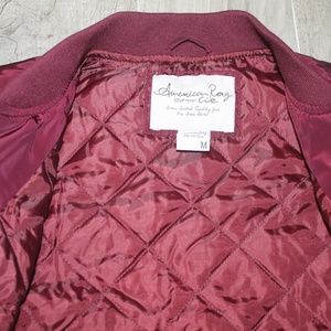 American Rag | Jackets & Coats | Lightweight Bomber Jacket Zinfandel ...